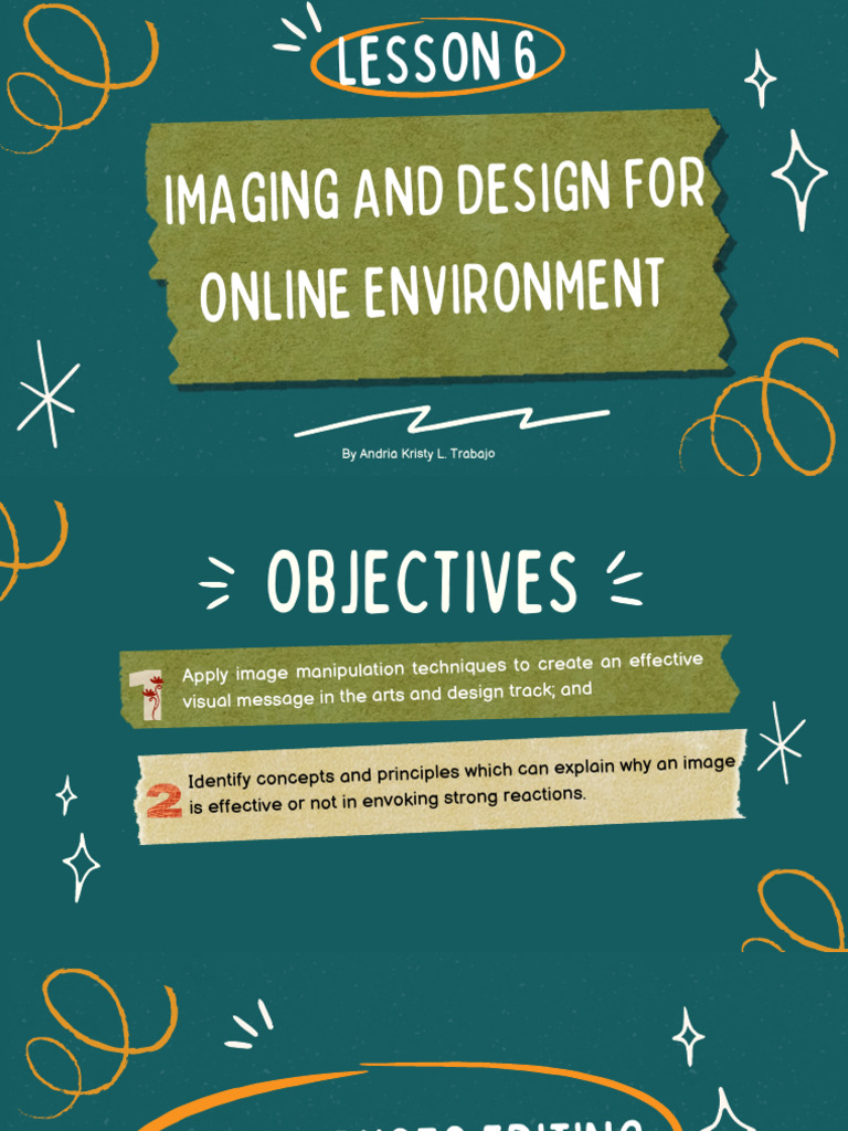 EMPTECH L6 Imaging and Design for Online Environment | PDF | Image ...