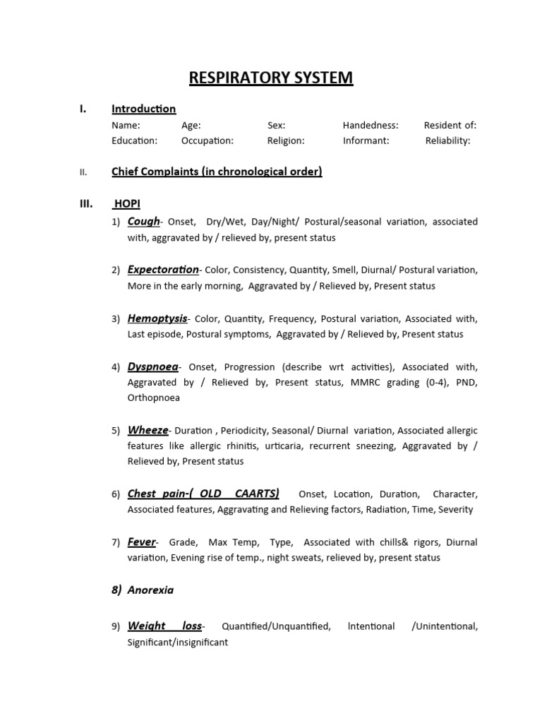 Rs Examination | PDF | Thorax | Respiratory System