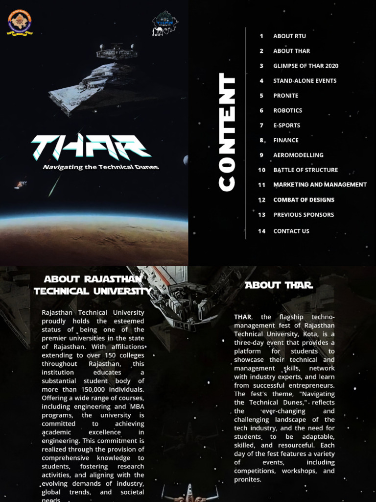 Thar 2024 Main Event Brochure | PDF