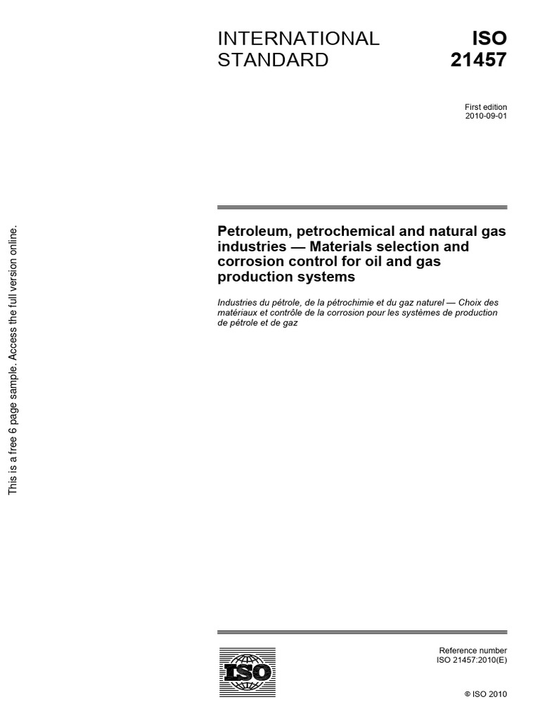 Iso 21457-2010 | PDF | International Organization For Standardization