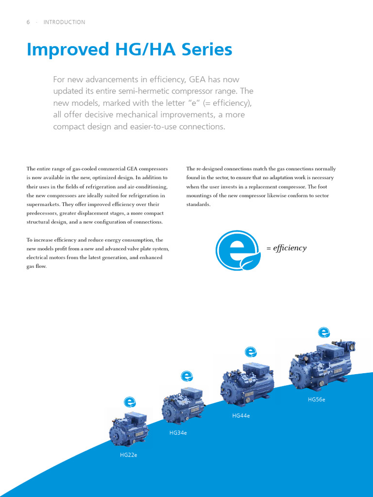 GEA's Efficient HG/HA Compressor Series | PDF