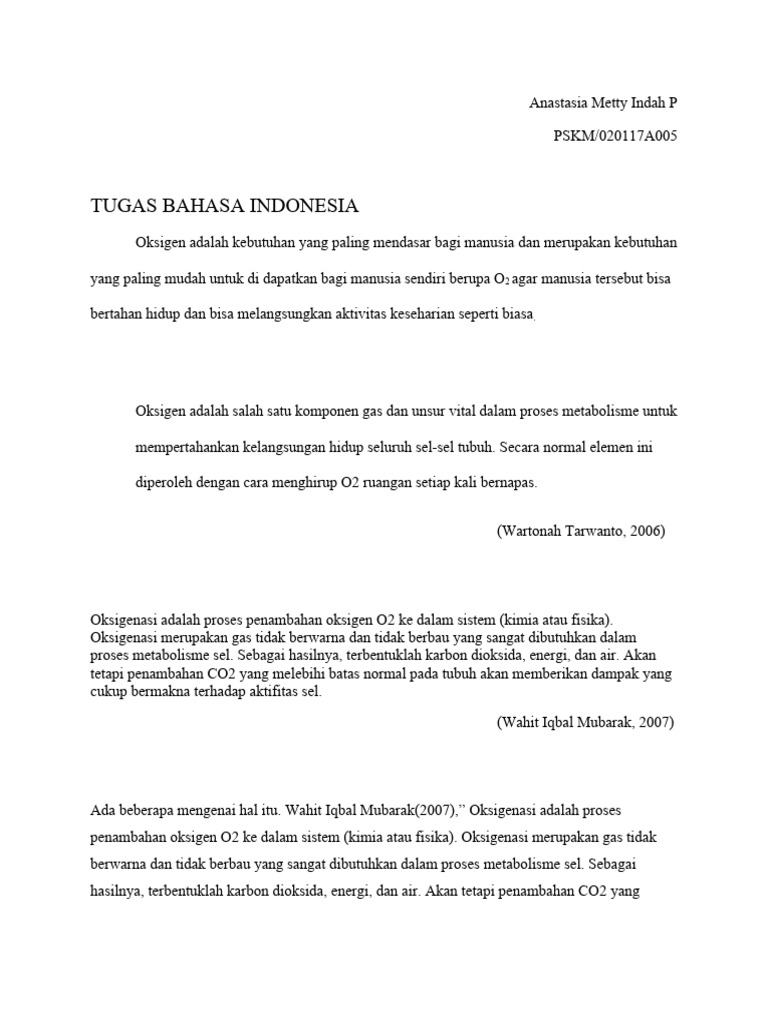 Metty Tugas Indonesia Kutipan | PDF