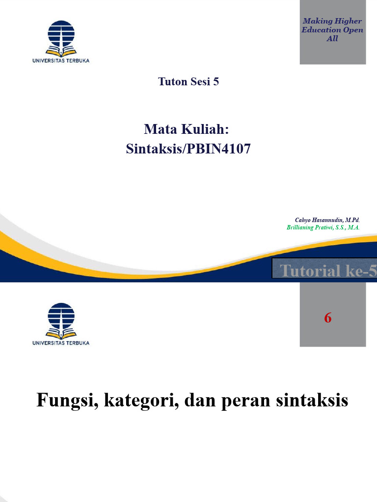 Materi Sesi 5 | PDF | Kajian Bahasa Asing | Sains & Matematika