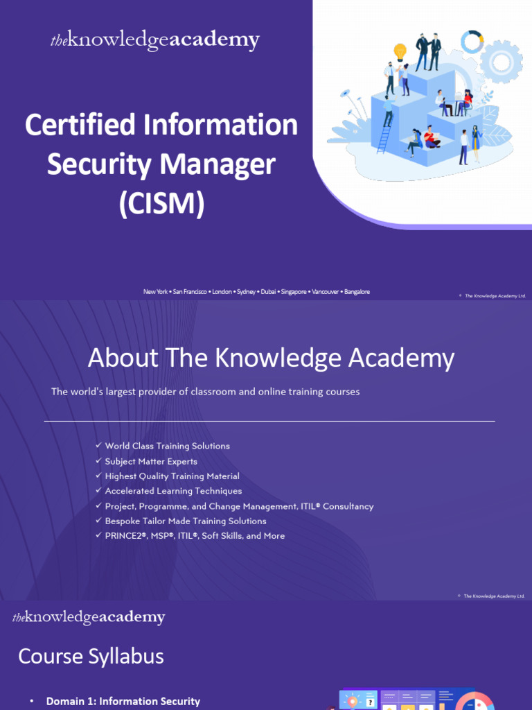 Cism Delegate Pack Pdf Information Security Computer Security