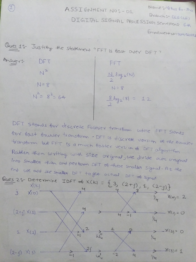 DSP Assignment | PDF