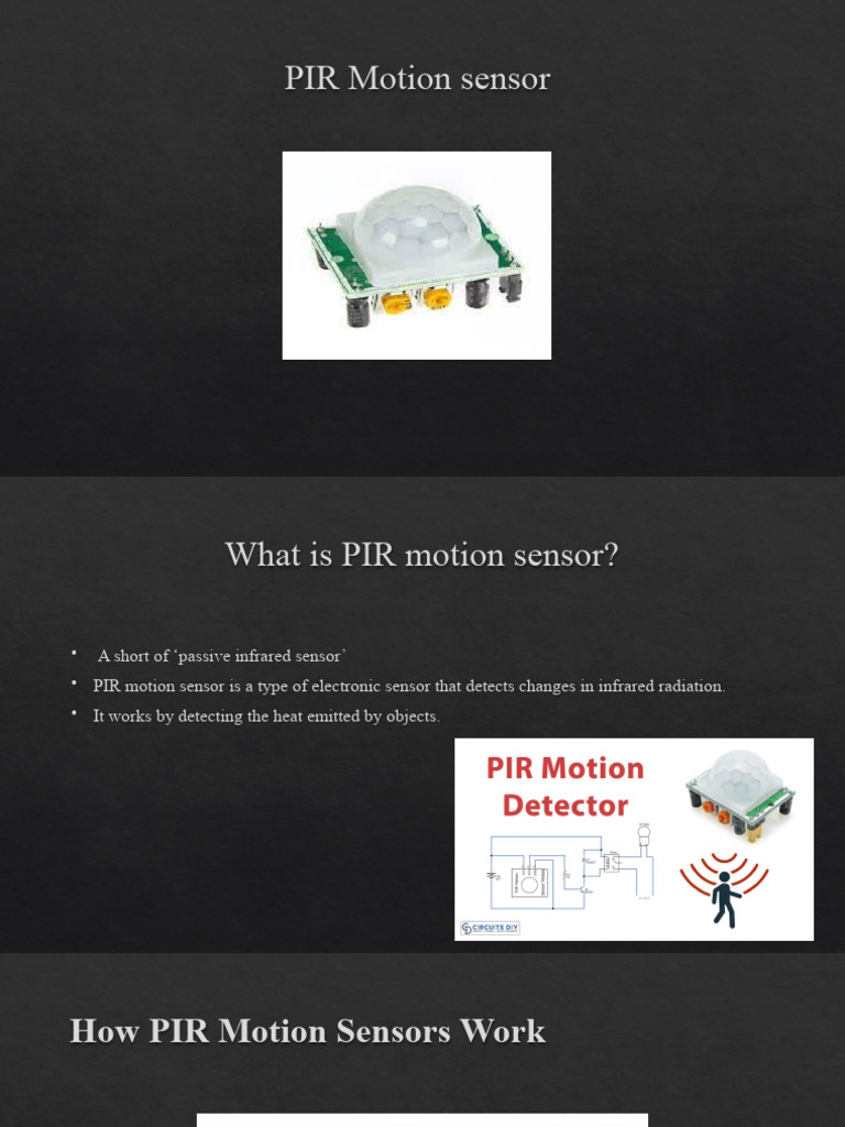 PIR Motion Sensor | PDF