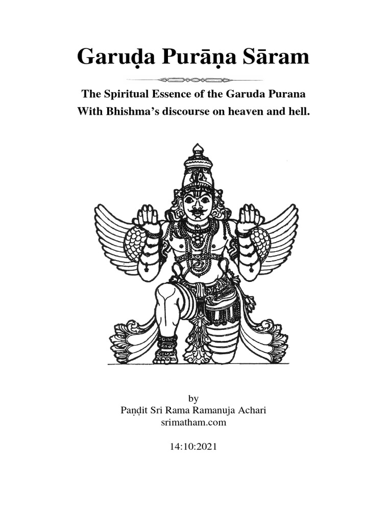 Garuda Purana Saram - Induni | PDF | Brahman | Vishnu