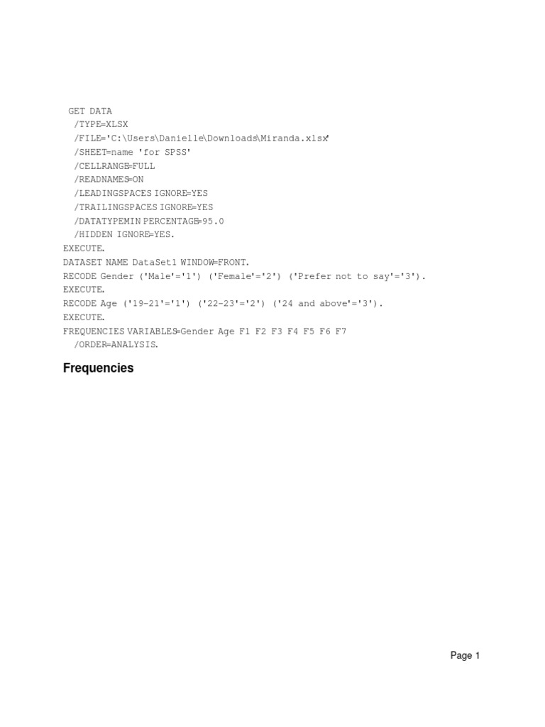 Miranda SPSS Results | PDF | Statistical Significance | Multiple Comparisons Problem