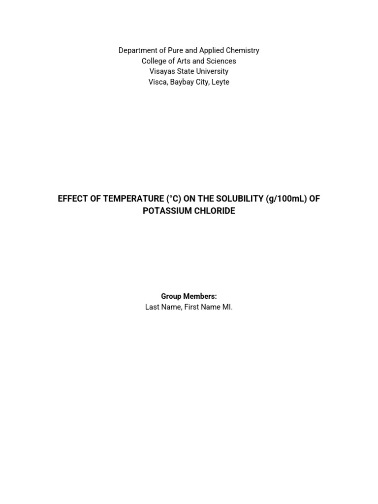 Defense Paper Format | PDF | Solubility | Solvation