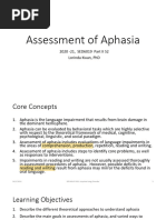 Quick Aphasia Battery Assessment Forms | PDF
