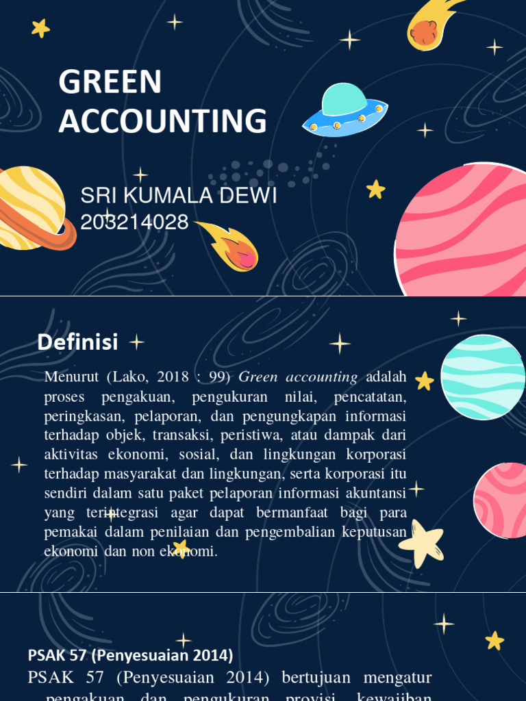 Ppt Sri Kumala Dewi (Green Accounting) | PDF