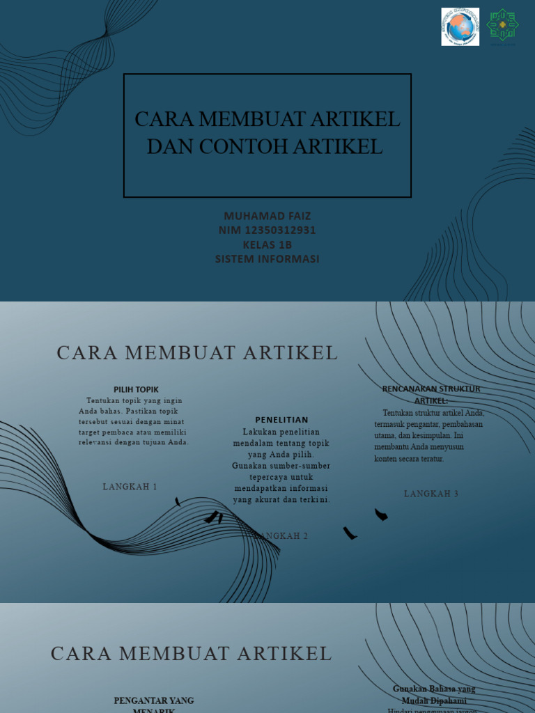CONTOH ARTIKEL DAN CARA MEMBUAT ARTIKEL | PDF