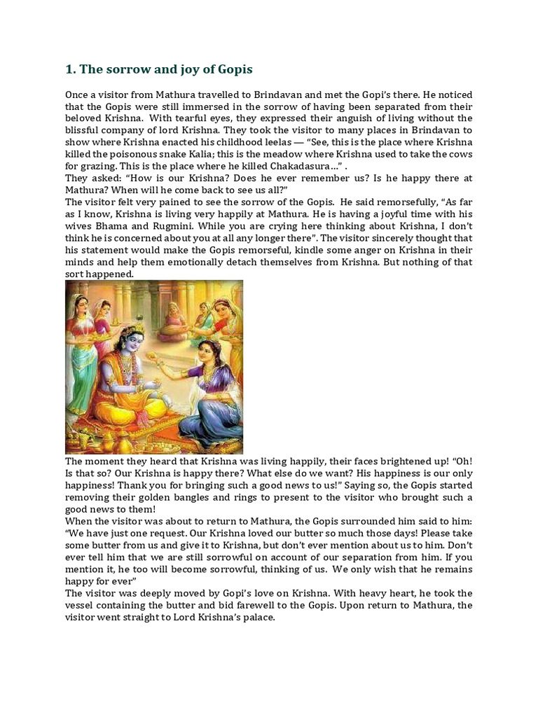 Krishna Stories | PDF | Krishna | Hinduism