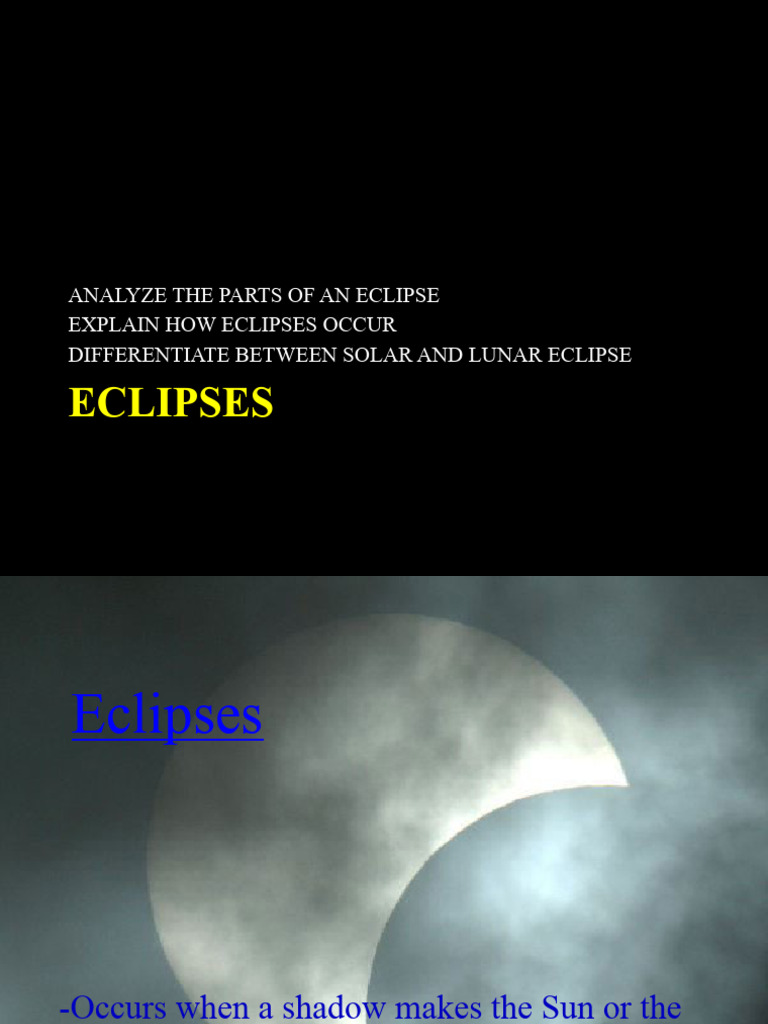 Eclipses | PDF | Solar Eclipse | Eclipse