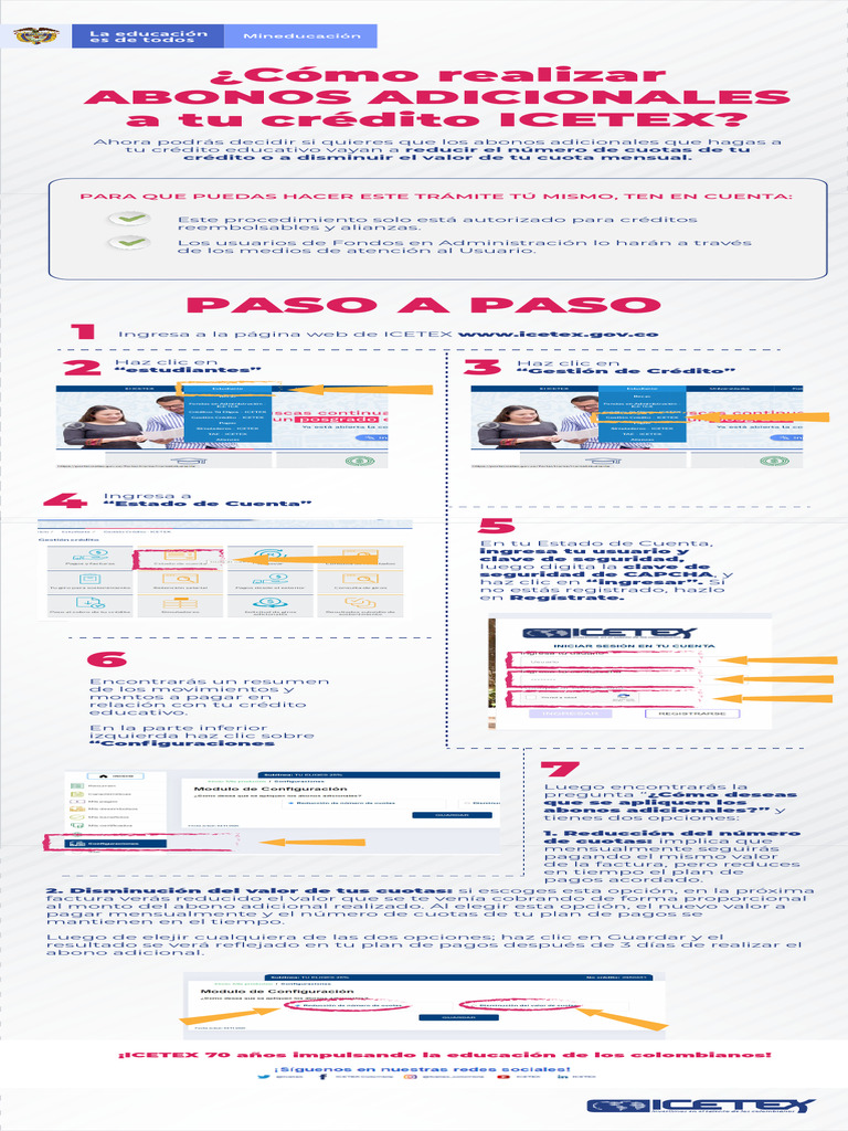 Paso A Paso Abonos Adicionales | PDF