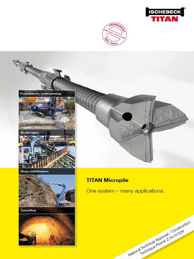 Micropile-One - System-Many-Applications | PDF | Deep Foundation ...