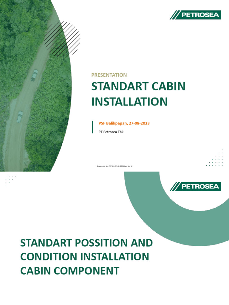 Standart Cabin Installation | PDF