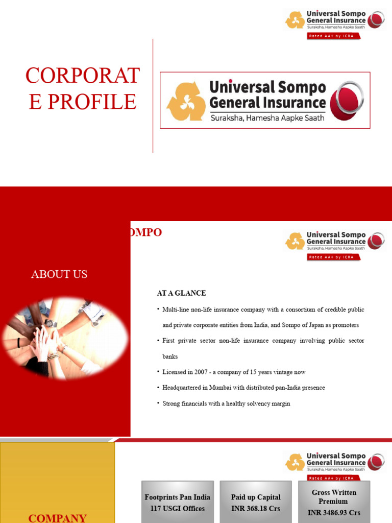 V3 Corporate Presentation FY 21-22 | PDF | Insurance | Business