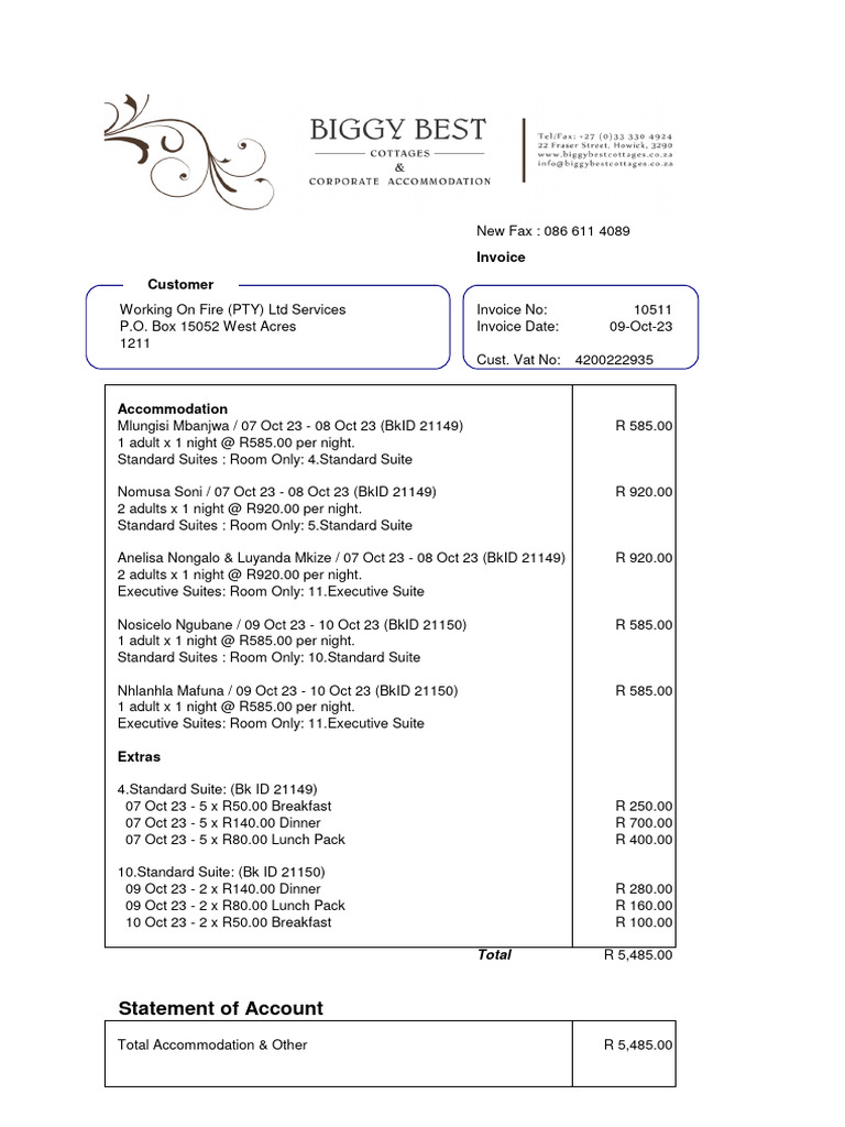 InvoiceNo10511 (1) (1) | PDF | Invoice | Banking
