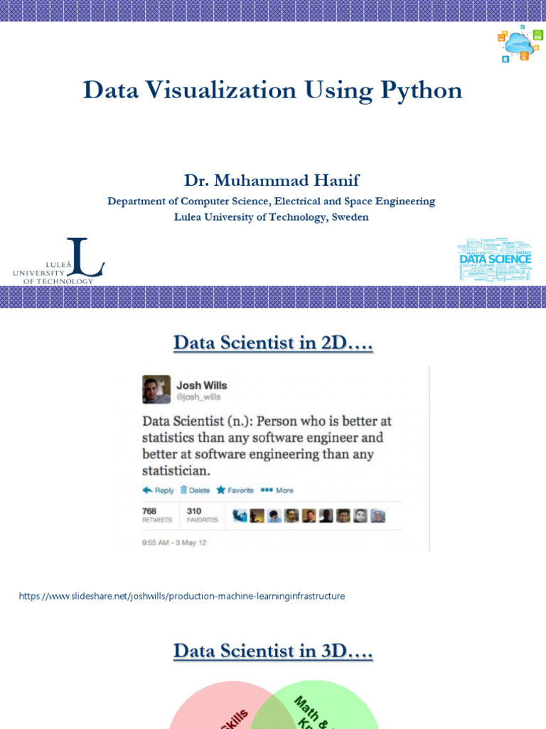 Data Visualization Using Python | PDF | Data Science | Python (Programming Language)