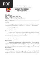 Final Investigation Report | PDF | Robbery | Crimes