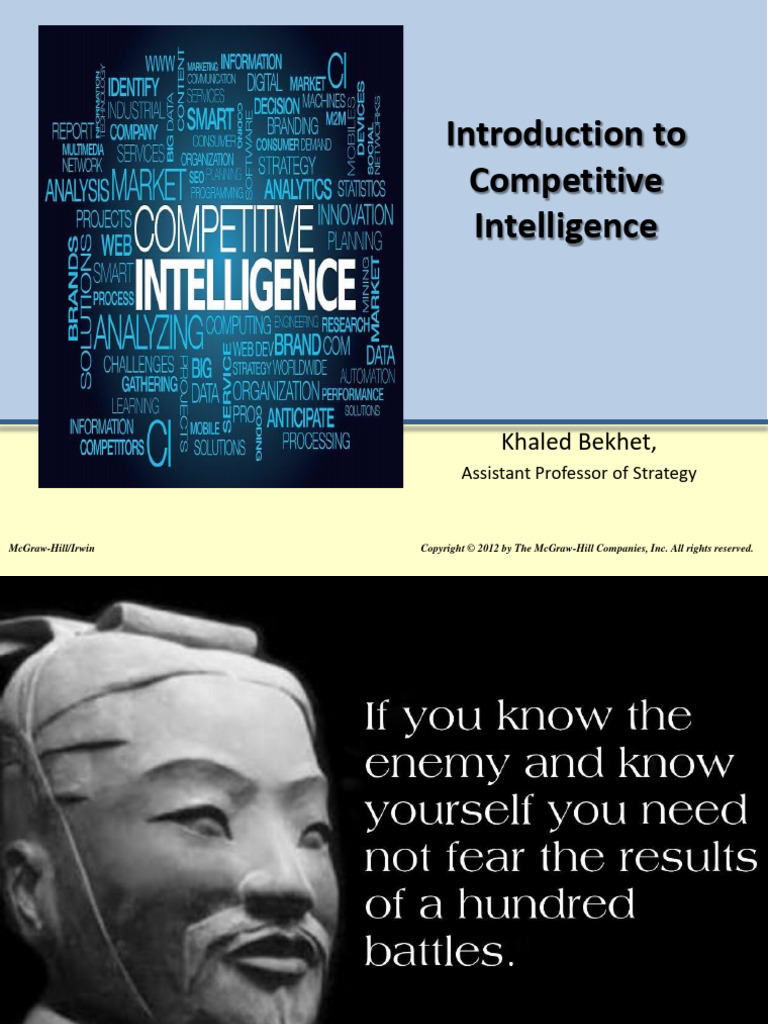 CI PPT Session 1 | PDF | Information | Hypothesis