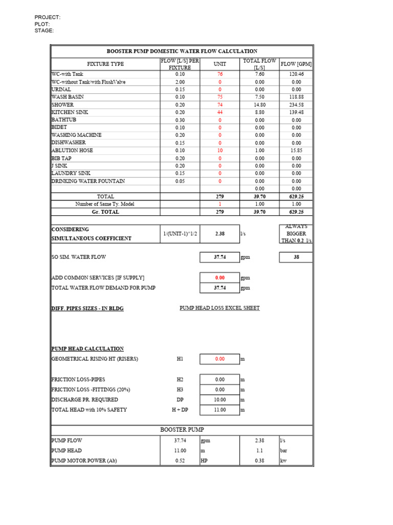 Booster Pump | PDF | Pump | Building Engineering