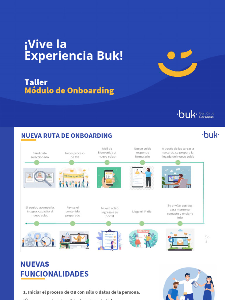 Buk - Taller de Módulo ONBOARDING | PDF | Informática | Tecnologías de la información