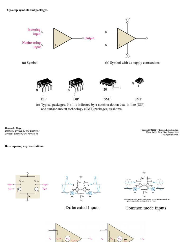 OP Amp | PDF | Operational Amplifier | Amplifier