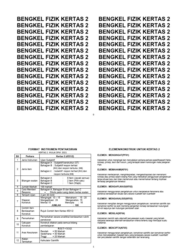 PPD BESUT 2023 (BM) (1) - Bengkal FZK 2023 | PDF