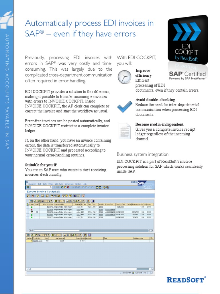 Edi Cockpit Pdf Java Server Pages Java Programming Language