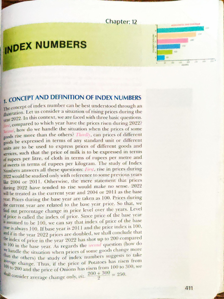 Index Numbers | PDF