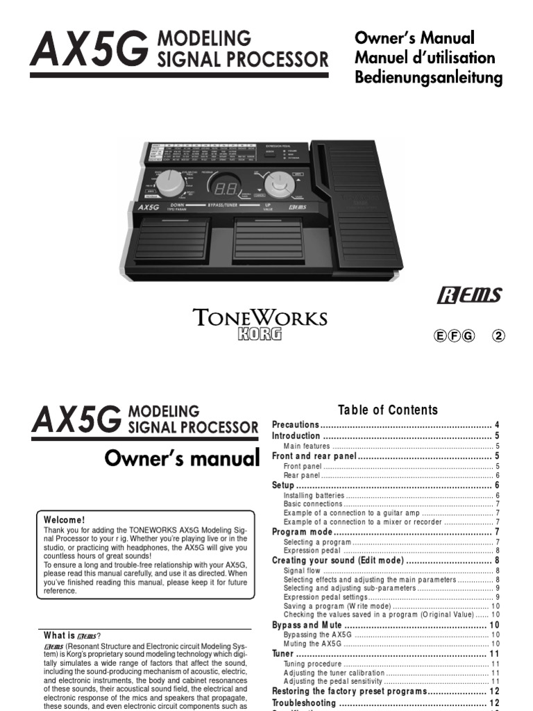 AX5G Manual | PDF | Parameter (Computer Programming) | Electromagnetic Interference