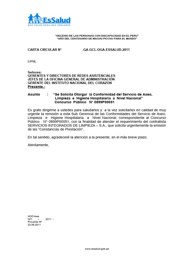 Carta Circular-01 | PDF