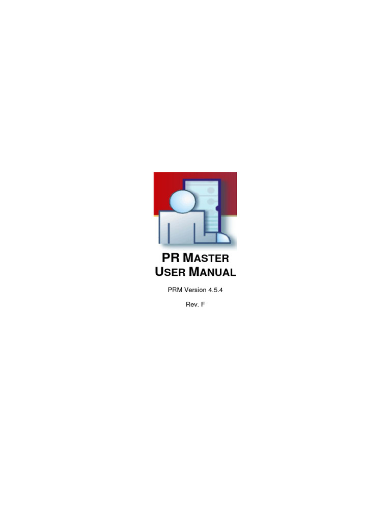 PR Master User Manual v4.5.4 | PDF | Installation (Computer Programs ...