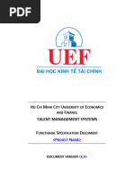 FSD Template 1 | PDF | Specification (Technical Standard) | Usability