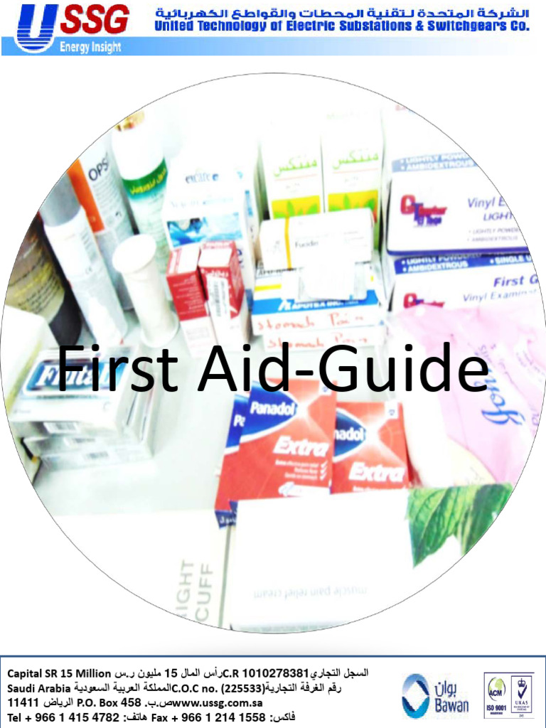 First Aid-Guide&treament | PDF | Cardiopulmonary Resuscitation | Wound