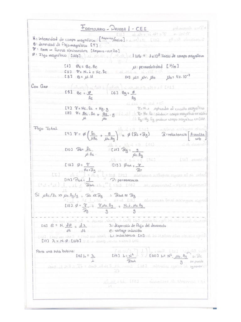 Formulario P1 - CEE | PDF