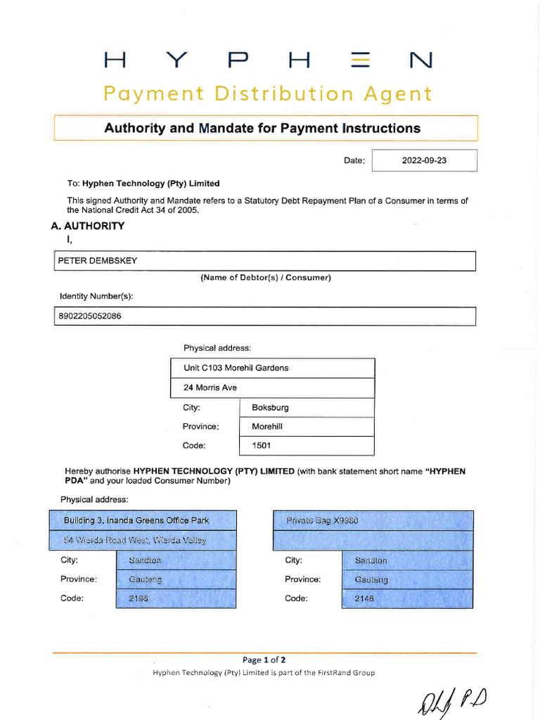 Hyphen PDA - Denis Dembskey | PDF