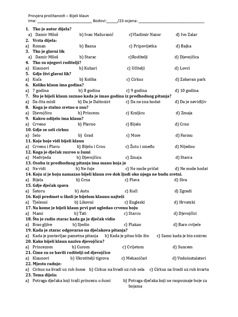 Bijeli Klaun - Supr Kokići | PDF