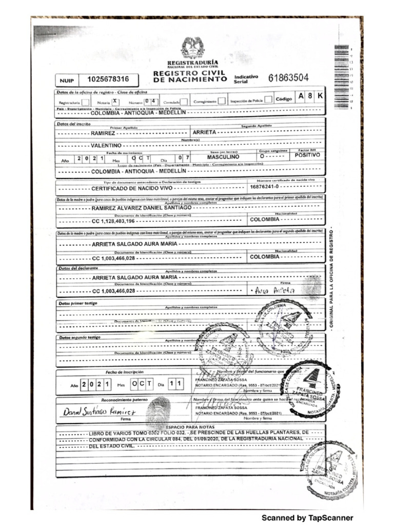 Registro Valen | PDF