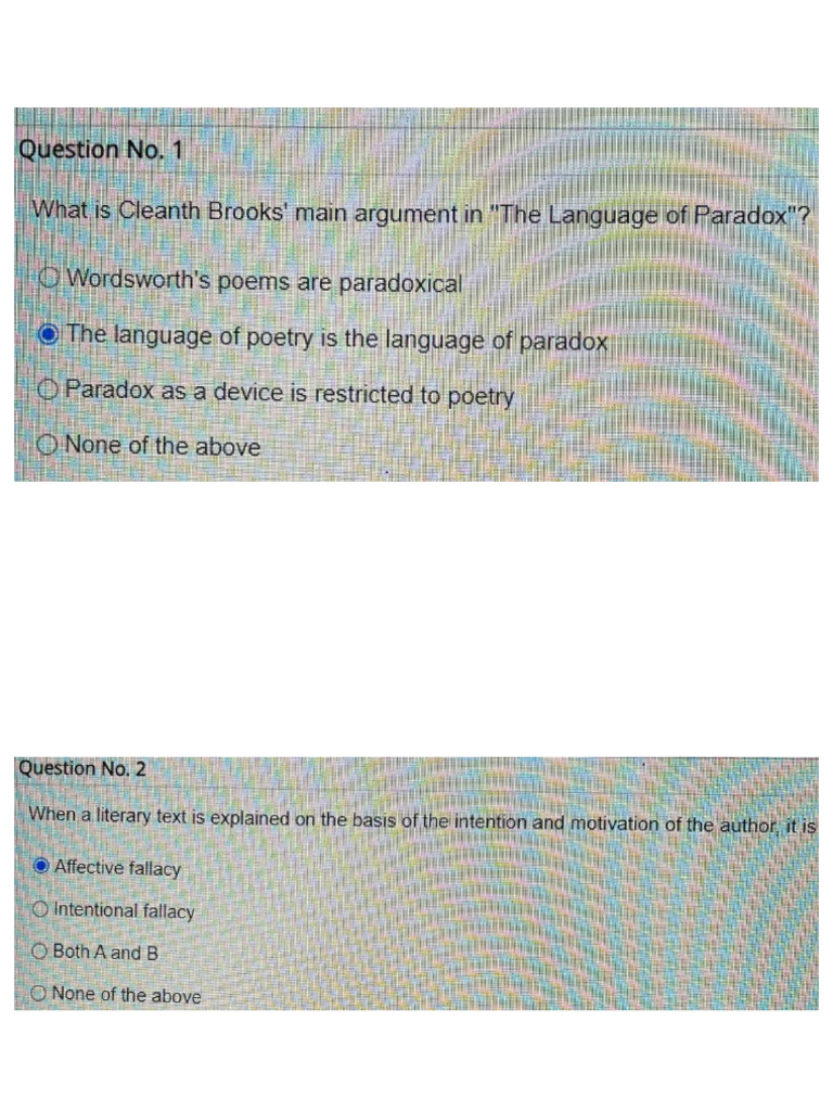 Assessment of Literature Critisim | PDF
