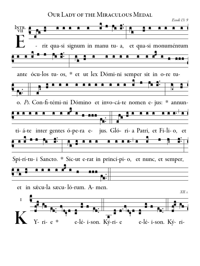 Missa 27 Novembro Tom de Salmo, Missa IX, Credo III | PDF