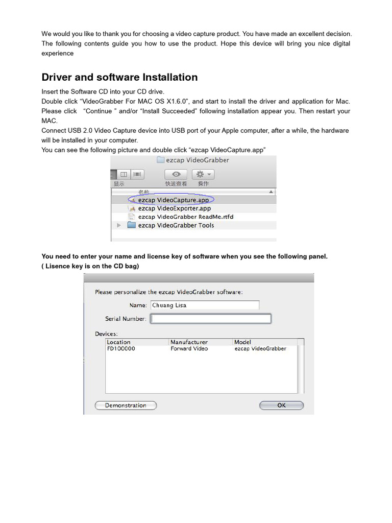 Ezcap Video Grabber Guide | PDF Ezcap Video Grabber Guide | PDF