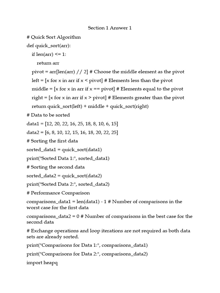 DAA and Web Design Lab Section 1 Question 1 | PDF | Algorithms | Computer Programming