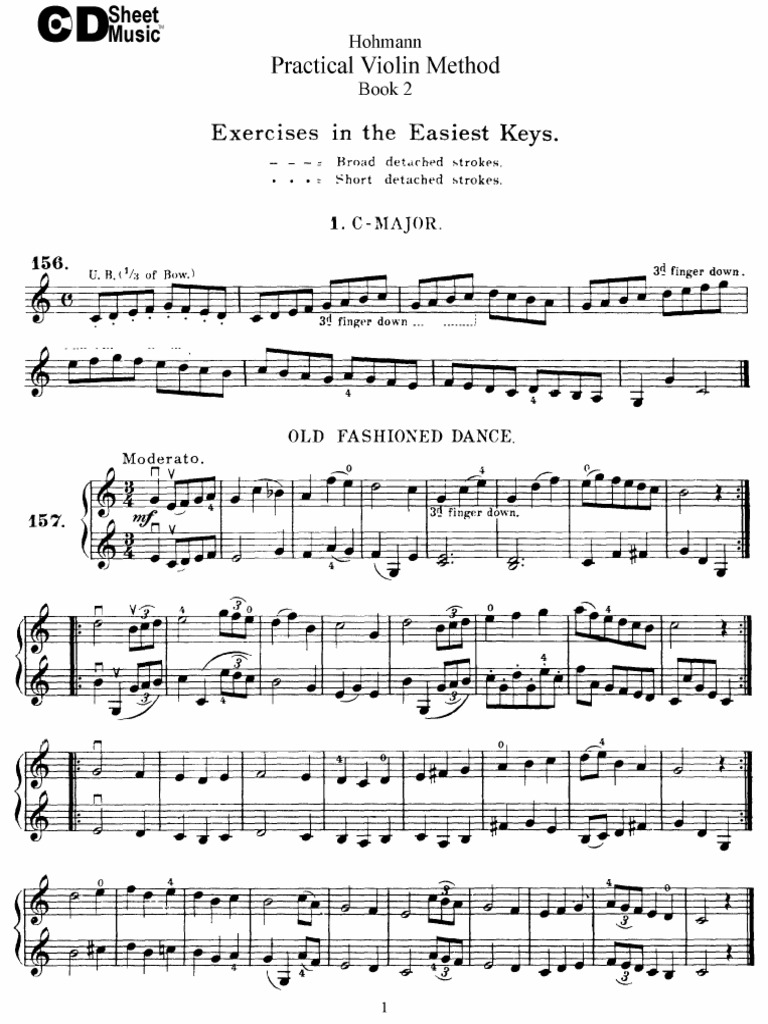 Hohmann C H Practical Violin Method Book2 Pdf