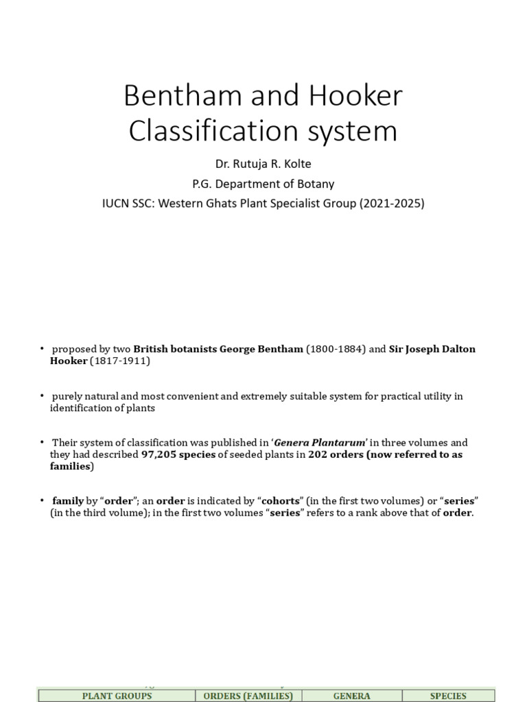 Bentham and Hooker Classification System_oec | PDF | Flowers | Seed