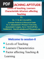 Teaching Aptitude Notes | PDF | Learning | Educational Assessment