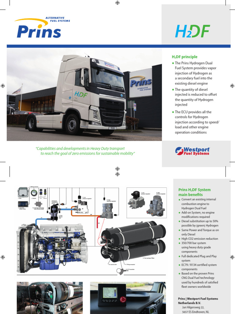 Prins H2DF Flyer A5 - HRes | PDF | Diesel Engine | Engines