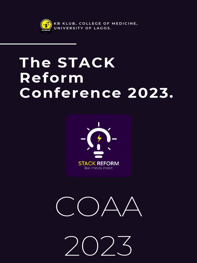 STACK Reform Conference 2023 Summary | PDF | Health Care | Expert